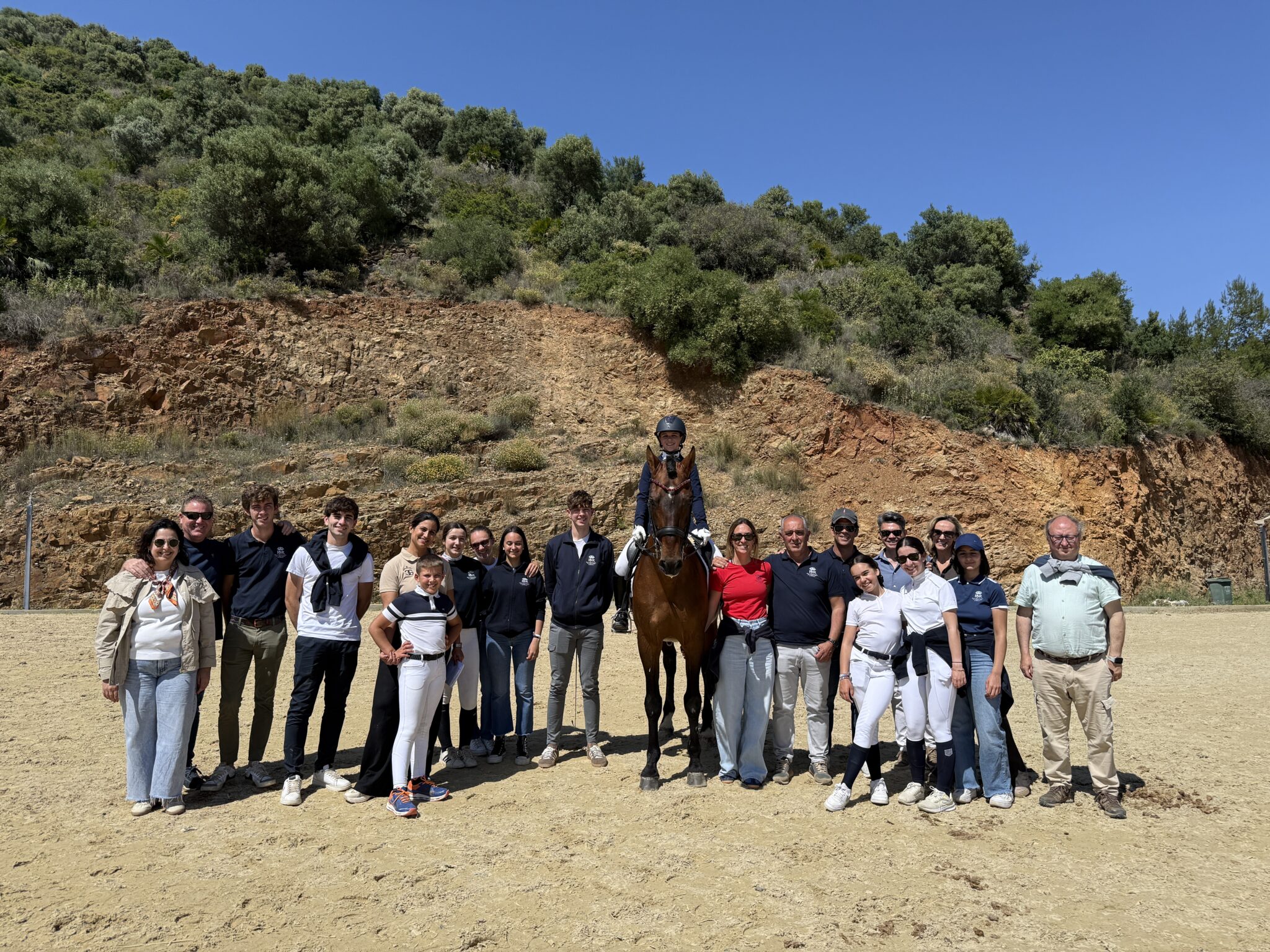 La Escuela de Equitación participa en el CDT MonteMarina de Marbella